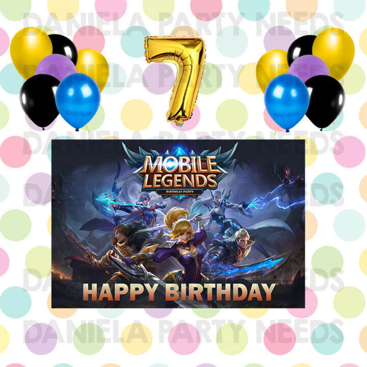 Mobile legends theme Birthday Party Decoration Set A | Lazada PH