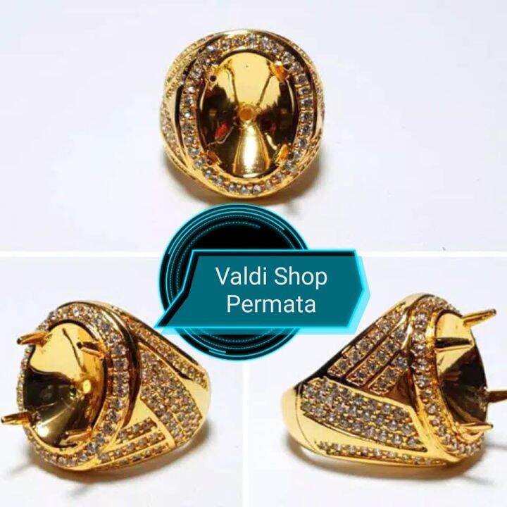 Ring / Emban Micro Setting Desain Emas 24k Super Full Zirconnya Tabur ...
