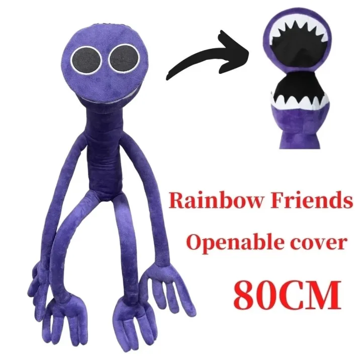 80cm Rainbow Friends Purple Vent Long hand Monster Plush Doll Horror ...