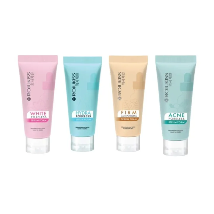 Rojukiss Poreless Serum Foam โฟมล้างหน้า โรจูคิส (100ml.) | Lazada.co.th
