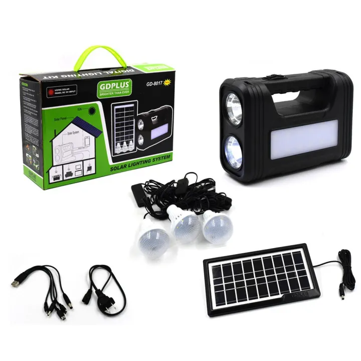 GD-LIte 8017 Portable Solar Light System Set | Lazada PH
