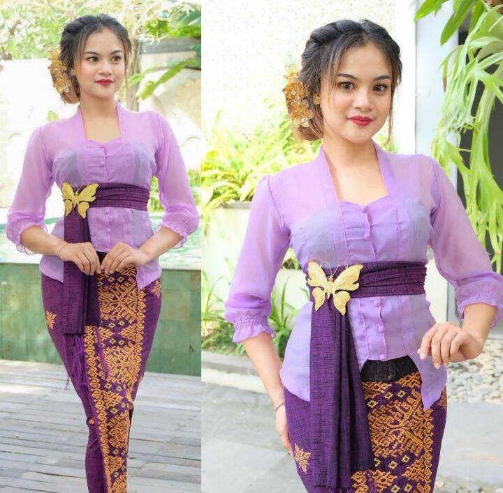 kebaya yoryu Model bet tgn kerut Kancing kait variasi kancing bungkus ...