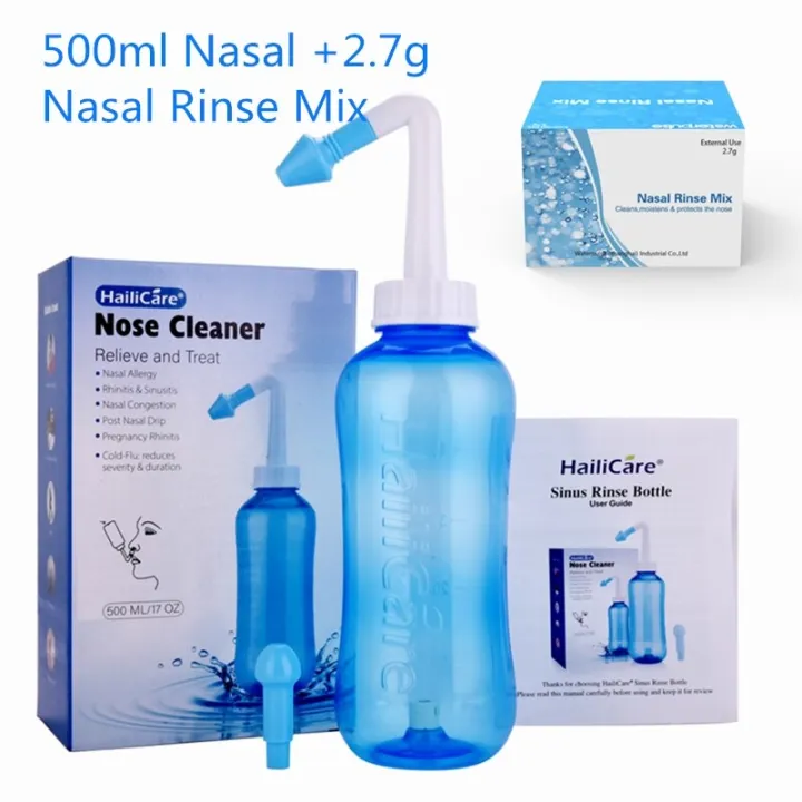 300 500ML Nose Er Set Nasal Neti Pot Cavity กำจัดสิ่งสกปรกลดแบคทีเรีย ...