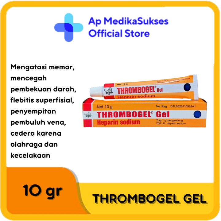 Thrombogel gel 10 gr - Memar dan Luka dalam | Lazada Indonesia