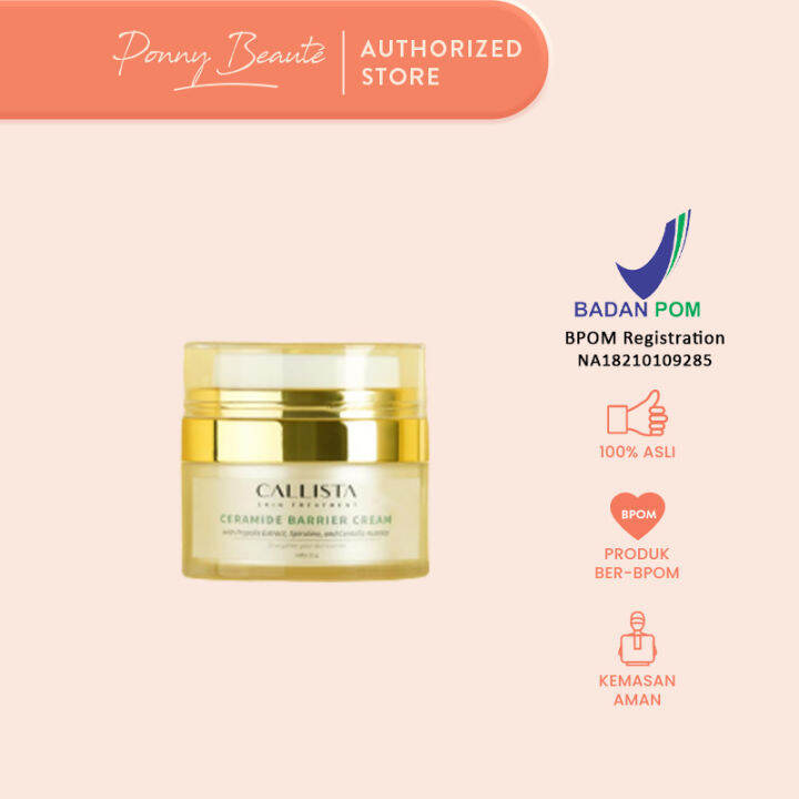 Callista Ceramide Barrier Cream - 15gr | Lazada Indonesia