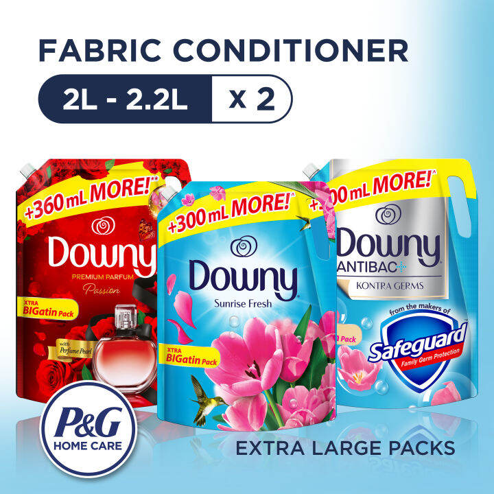 [Bundle of 2] Downy Fabric Conditioner Sunrise Fresh Antibac Passion ...