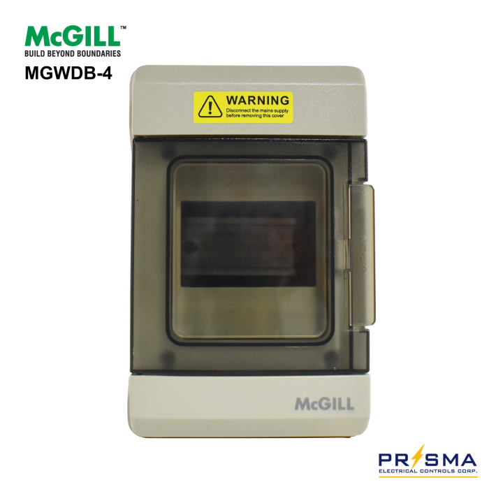 McGILL IP66 Weatherproof Distribution Box 4 Ways 200x130x100mm Surface ...