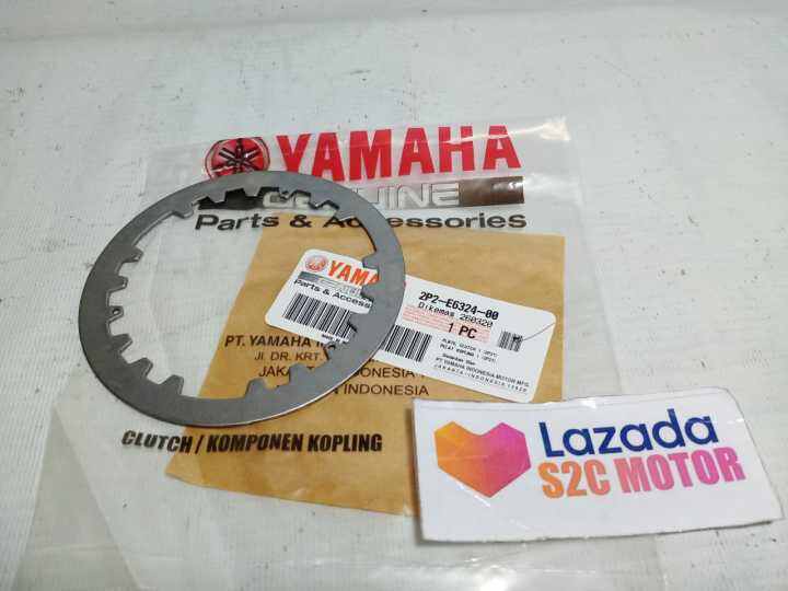 2P2-E6324-00 BESI PLAT GESEK KAMPAS KOPLING ALFA CRYPTON F1ZR JUPITER VEGA ORIGINAL YGP | Lazada ...