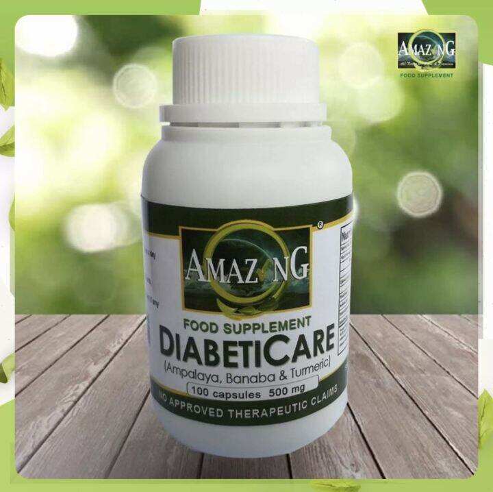 Amazing Food Supplement DiabetiCare 500mg Capsule Bottle of 100. Pure ...