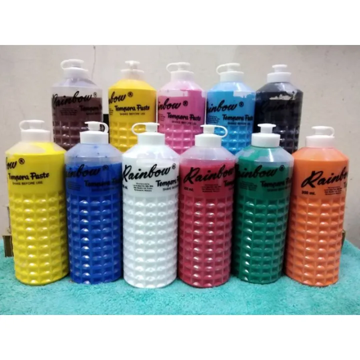 200ML RAINBOW TEMPERA PASTE/WATER COLOUR | Lazada