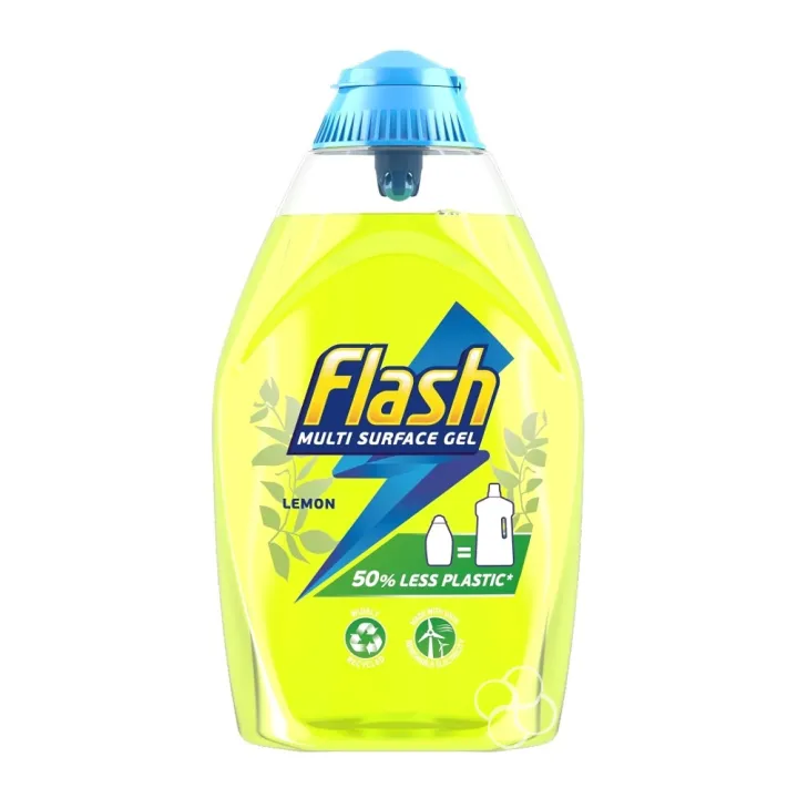 Flash Lemon Multi-Surface Gel Cleaner 600mL | Lazada PH