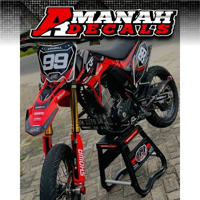Decal CRF 150 L SUPER GLOSSY PREMIUM - FULL BODY CUSTOM | Lazada Indonesia