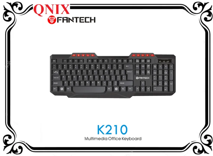 Fantech K210 Multimedia Office Keyboard | Lazada PH