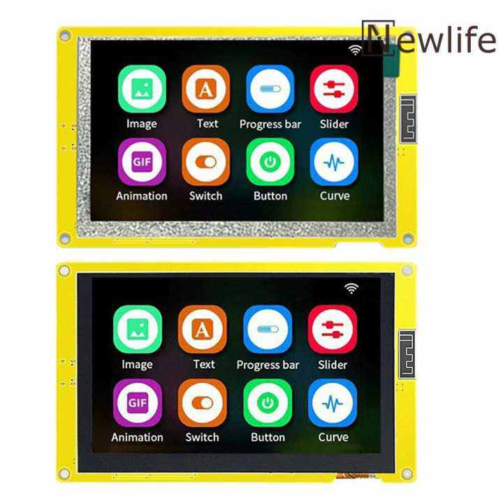 ESP32 ESP32-S3-WROOM-1บอร์ดพัฒนา800X480สมาร์ทดิสเพลย์บอร์ดพัฒนา5นิ้ว IPS RGB LCD TFT WIFI ...
