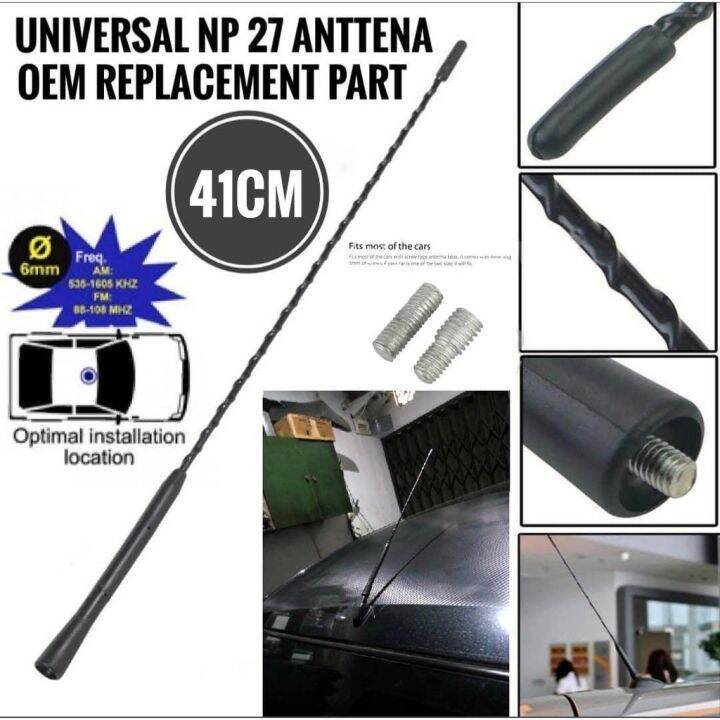 Car Antenna Aerials Radion FM/AM Antenna NP27 Proton Saga Blm Anttena ...