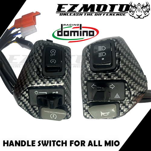 DOMINO HANDLE SWITCH Pair with Hazzard Light for ALL MIO Aerox / Sporty ...