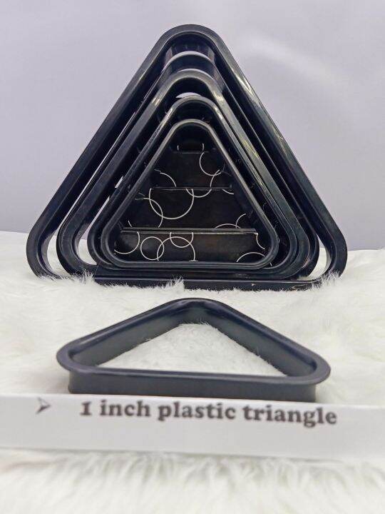 1 Pc. PLASTIC TRIANGLE 1 inch RACK FOR BILLIARD BALL/GAMIT SA BOLA NG ...