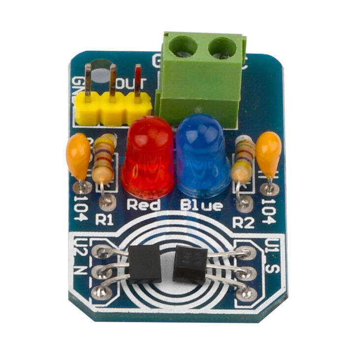 Aideepen Hall Magnetic Pole Detection North-South Detection Induction Sensor Magnet North-South ...