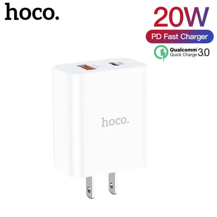 HOCO Original C97 PD20W Fast Charge Double Port Charger USB Type C ...