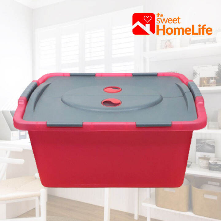 THE SWEET HOMELIFE Sunnyware Storage Box 50L 867A Stock Box Door type ...