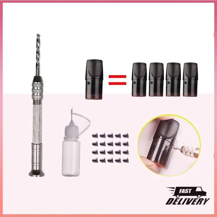 Relx refillable pods vape pods Hole Puncher Punch Oiling Tool set for ...