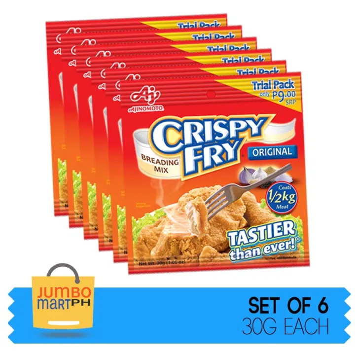 AJI CRISPY FRY ORIGINAL BREADING MIX 30G / SET OF 6 | Lazada PH