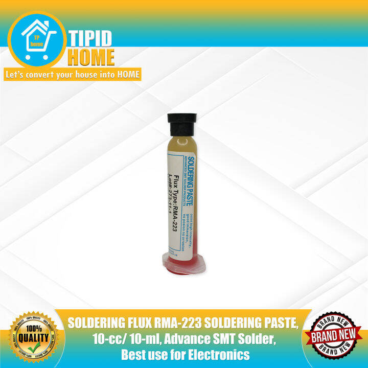 SOLDERING FLUX RMA-223 SOLDERING PASTE, 10-cc/ 10-ml, Advance SMT ...