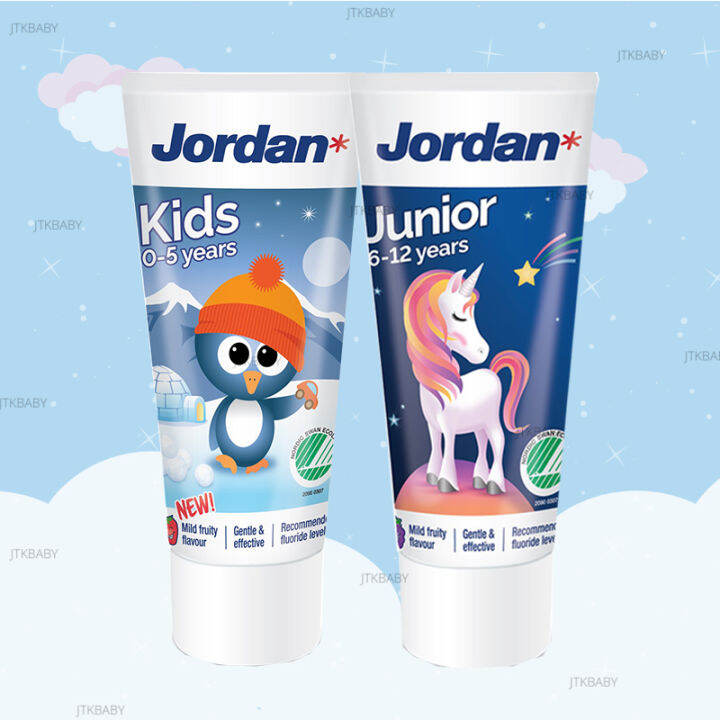 JORDAN PASTA GIGI STEP 1 ODOL TOOTHPASTE 0-5 TAHUN RASA STRAWBERRY ...
