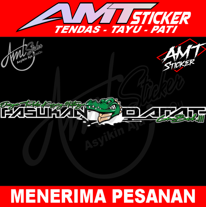 Stiker Pasukan Buaya Darat - Sticker Printing | Lazada Indonesia