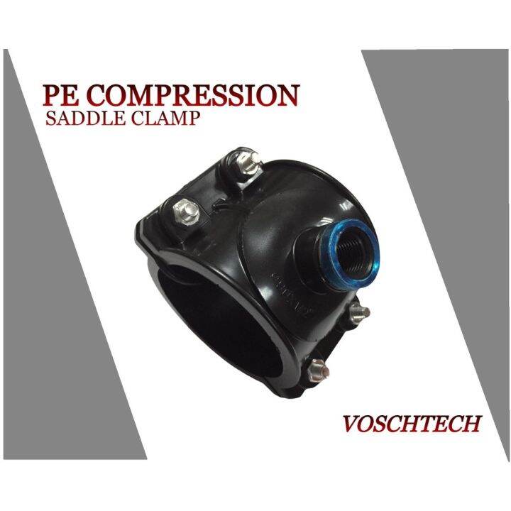 Pe compression fittings Saddle clamp 200mm x 1/2” 200mm x 3/4” 200mm x 1” | Lazada PH