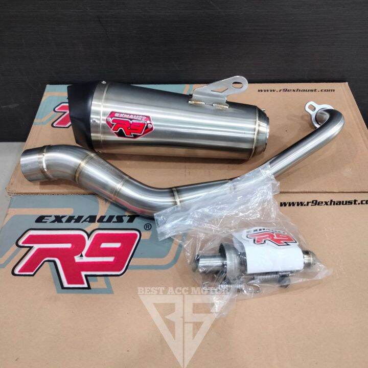 KNALPOT R9 ALPHA SERIES NMAX NEW NMAX OLD AEROX 155 OLD NEW VARIO 125 ...