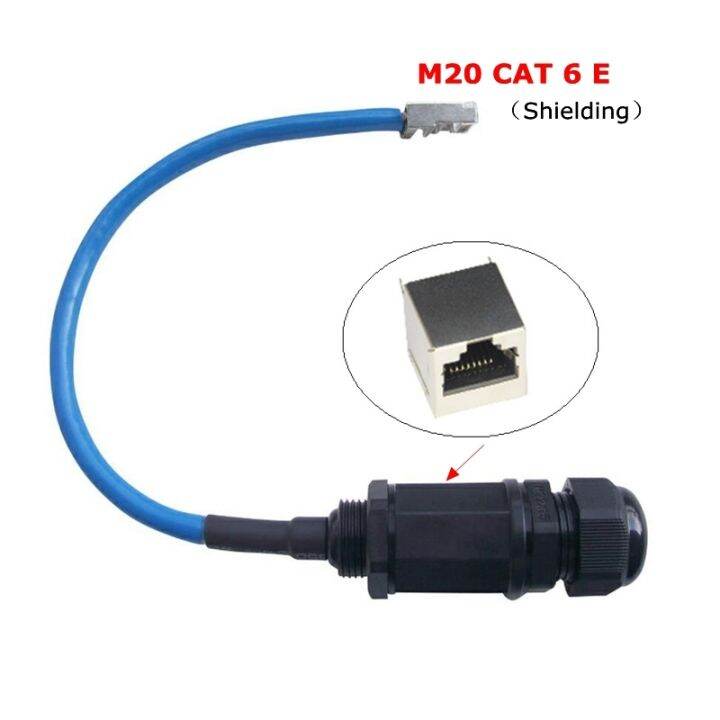 CAT6 CAT 6E Waterproof RJ45 connector Ethernet LAN RJ 45 AP outdoor ...