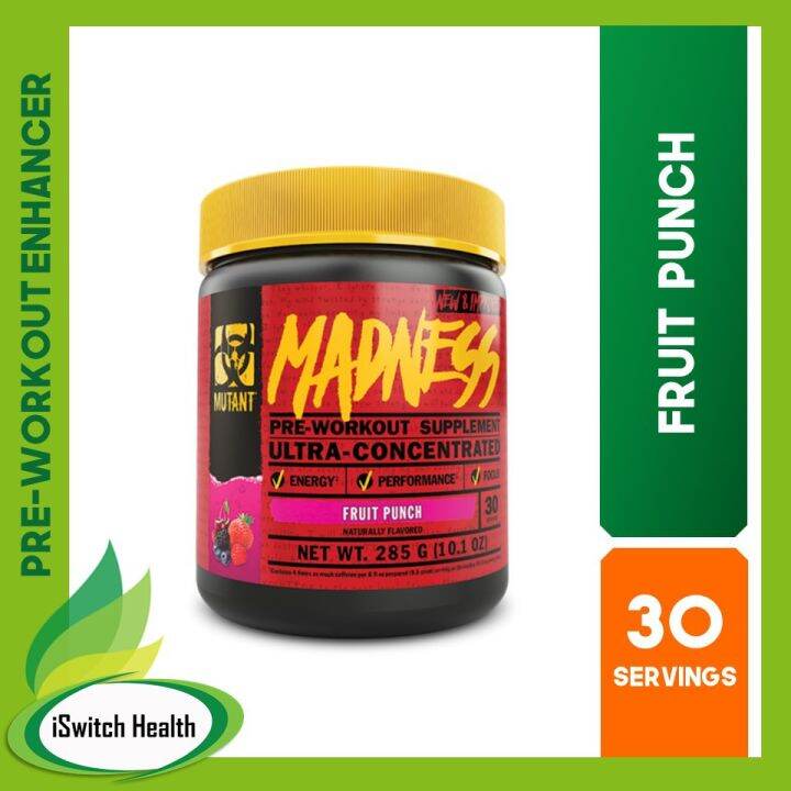 Mutant Madness ULTRA CONCENTRATED Pre-Workout – 30 Servings | Lazada PH