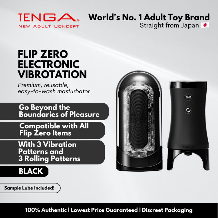 TENGA FLIP ZERO Electronic Vibrotation [Reusable Male Masturbator ...