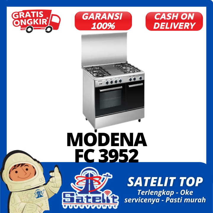 Modena Kompor Freestanding Gas Stove Cooker Urbana FC 3952 | Lazada ...