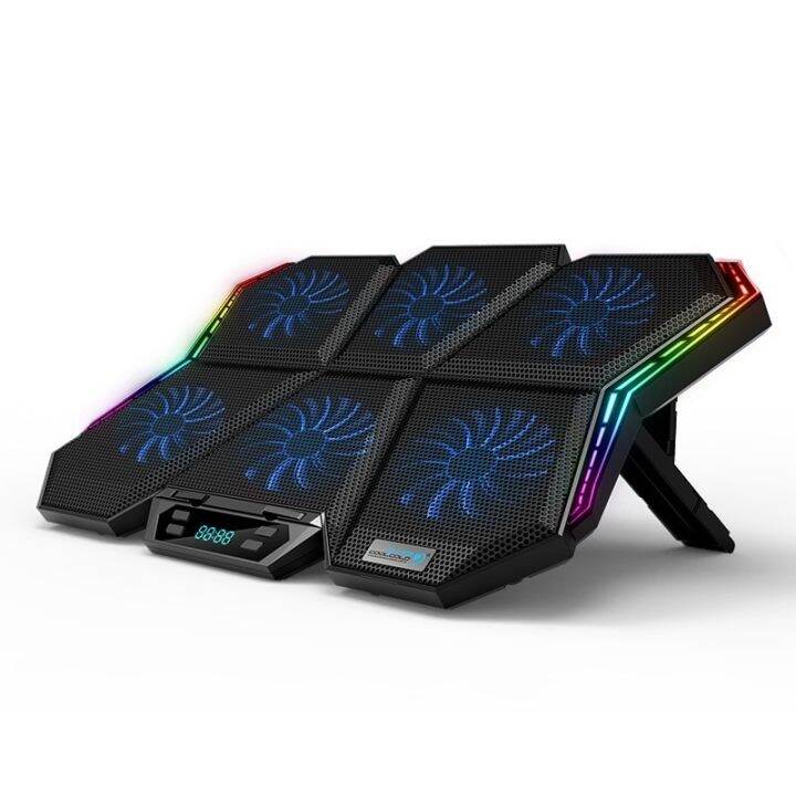 NEW NEW Gaming RGB laptop cooler 12-17 inch Led Screen Laptop cooling ...