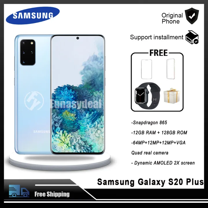Samsung Galaxy S20 + S20 Plus G986U / G986FD สมาร์ทโฟน6.7 "8GB RAM 128GB ROM Snapdragon 865 NFC ...