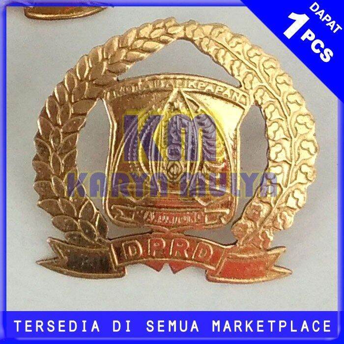 Pin DPRD Padi Dan Kapas-Lencana Logo DPRD - KM | Lazada Indonesia