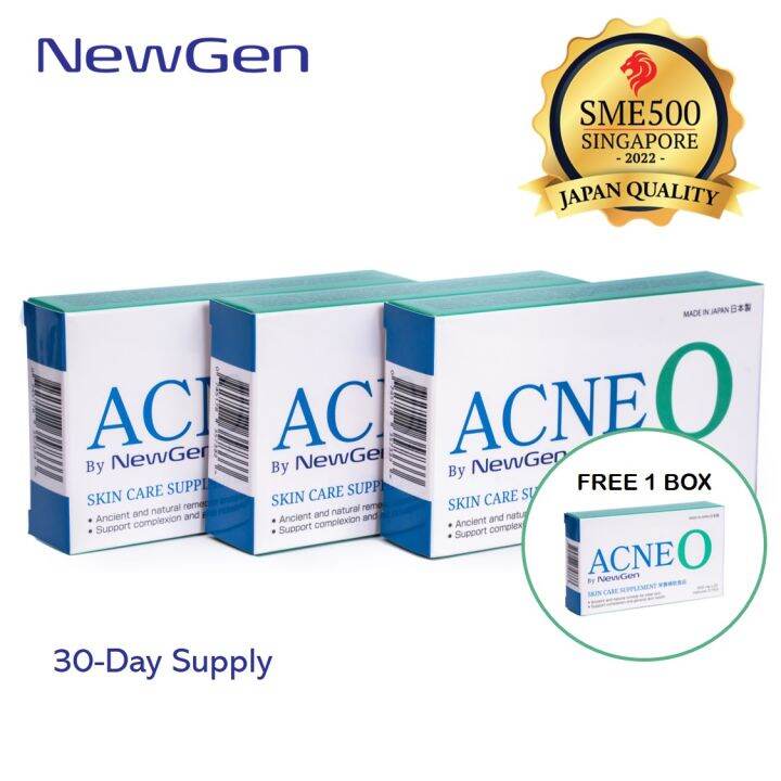 NewGen ACNE O Skin Care Supplement (Bundle of 3 / 30-Day Supply) Acne ...