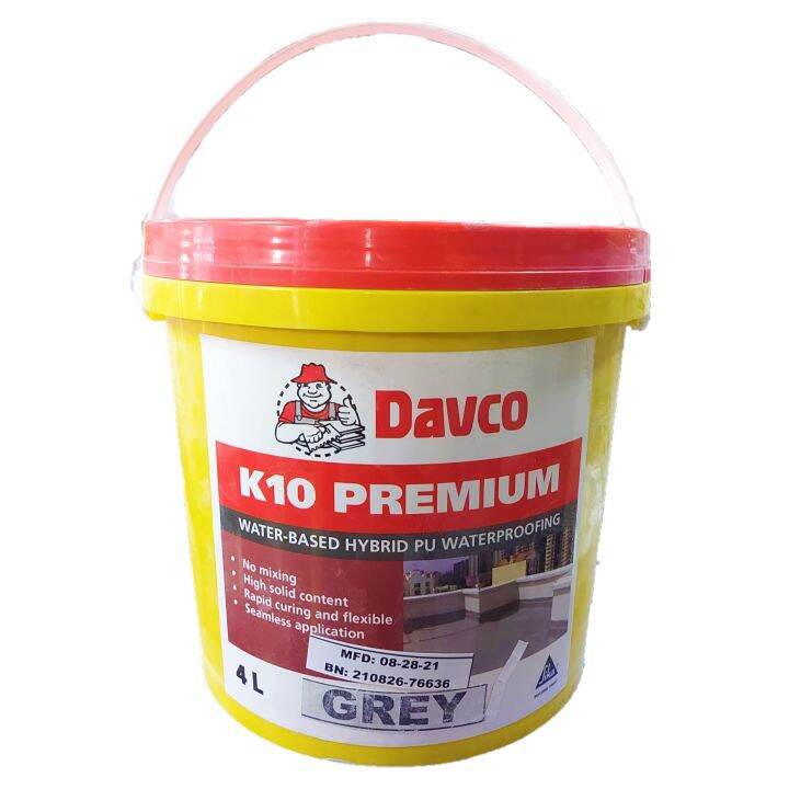 DAVCO K10 Plus Fast Drying Waterproofing Membrane for Roof Deck and ...