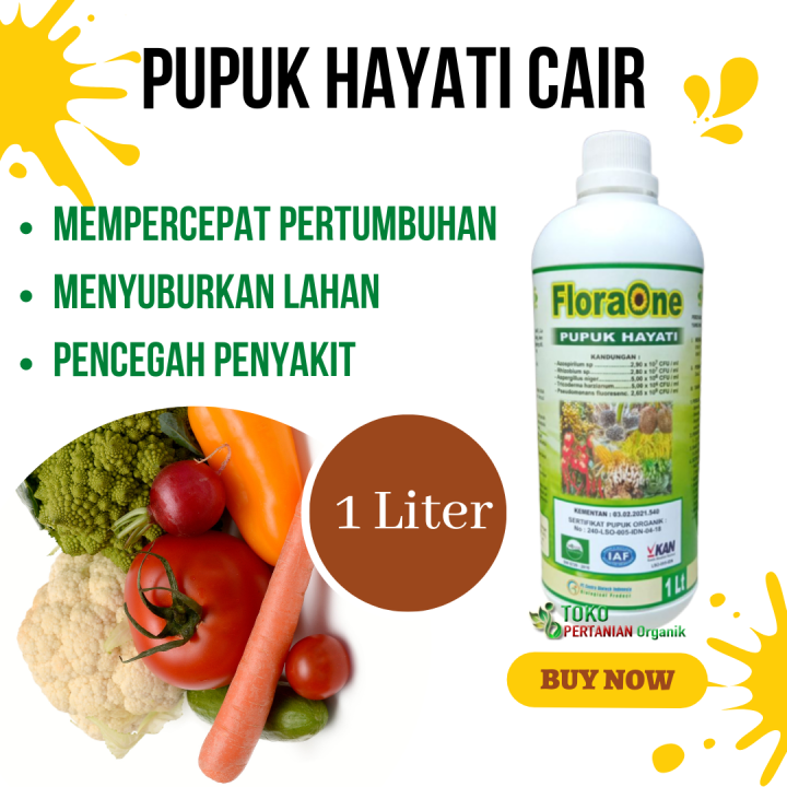 PUPUK HAYATI CAIR FLORAONE/ TRICODERMA CEGAH ANTRAKNOSA CABE MERAH / FUNGISIDA PENGENDALI ...