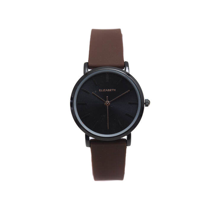 Jam Tangan Elizabeth - Rubber Strap 2206-0085 | Lazada Indonesia