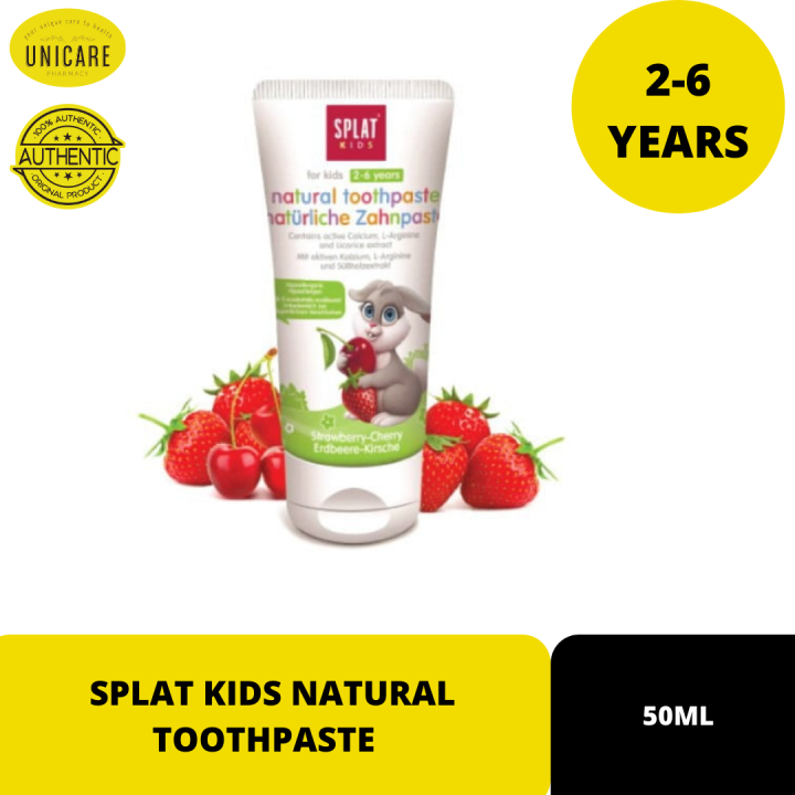 SPLAT KIDS NATURAL TOOTHPASTE (50ML) | Lazada