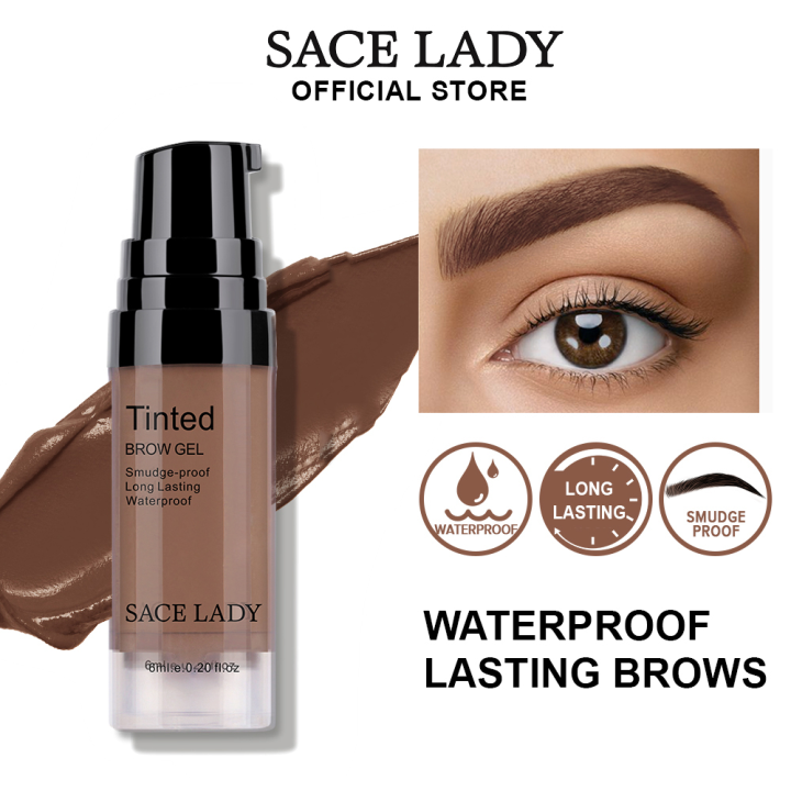 SACE LADY Eyebrow Gel Waterproof Makeup Sweat-proof Natural Finish Eye ...
