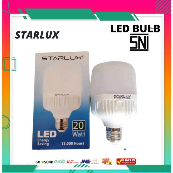 LAMPU BOHLAM LED 20 WATT STARLUX LAMPU BOLHAM MURAH 20 WATT STARLUX ...