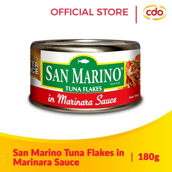 San Marino Tuna Flakes in Marinara Sauce 180g - NEW | Lazada PH