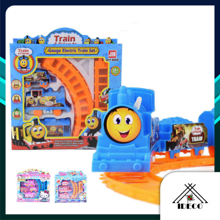 iDECO Kids Train Toys Set With Track Kids Battery Operated Train Toys ...