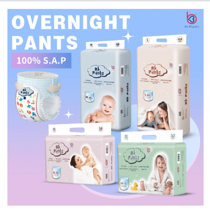 BB Diapers Overnight Pants 100% Super Absorption Diapers & Super Thin ...