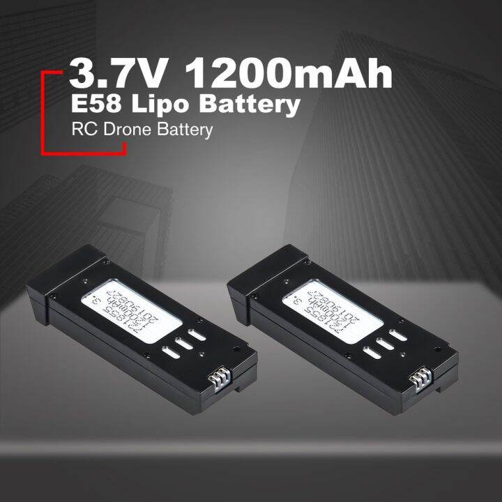 Goft 2 ชิ้น 3.7 โวลต์ 1200 เมตร · ahlipoแบตเตอรี่สำหรับE58 jy019 RCเครื่องบินเฮลิคอปเตอร์อะไหล่ ...