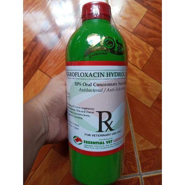 Essential Vet Enrofloxacin 10 1liter for Cattle Swine and Poultry ...